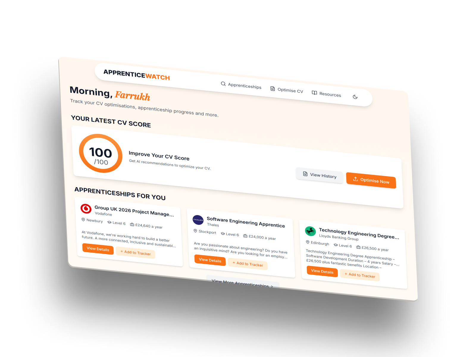 ApprenticeWatch - Discover Every Apprenticeship Opportunity